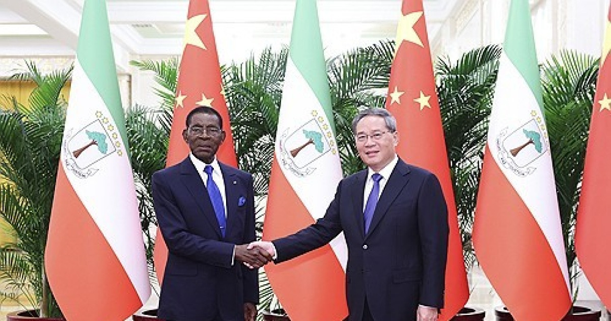 CHINA-BEIJING-LI QIANG-EQUATORIAL GUINEA-PRESIDENT-MEETING (CN)