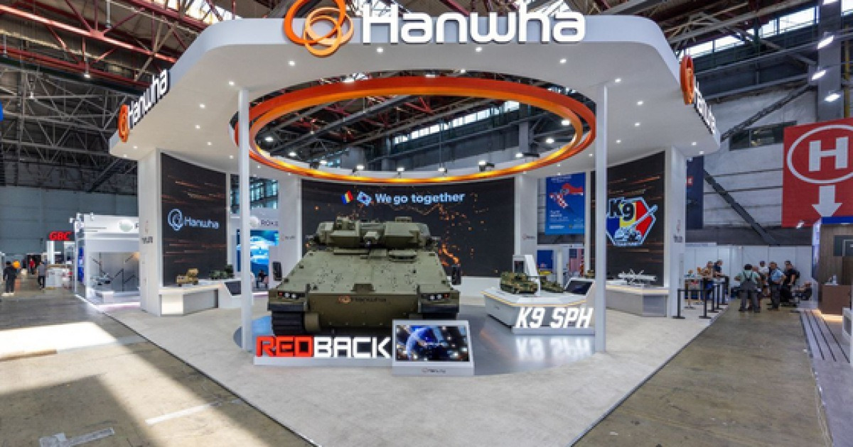 Hanwha Aerospace showcases Redback IFV