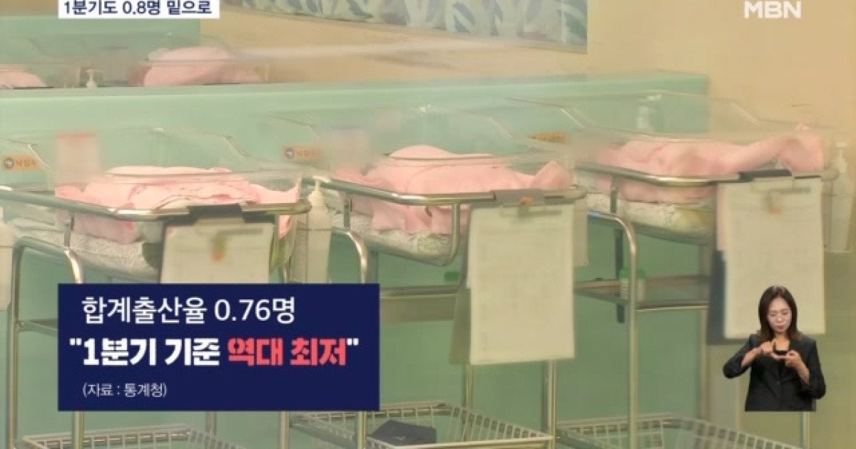 합계출산율 1분기 0 8명선 붕괴…늘어난 결혼 반등 기대