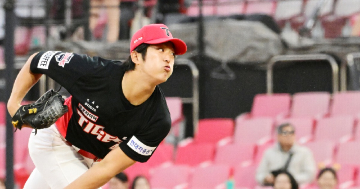 KIA 151km 왼손 파이어볼러가 이의리답게 돌아왔다…압도적 구위에 이것까지, 이제 아프지 말자[MD창원]