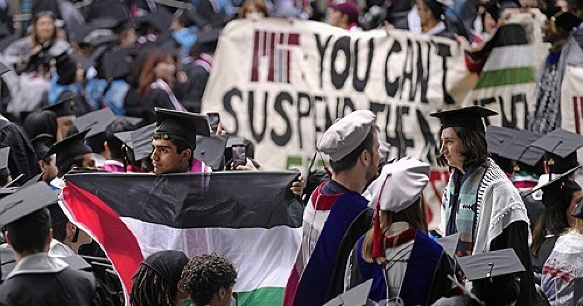 Campus Protests MIT Commencement