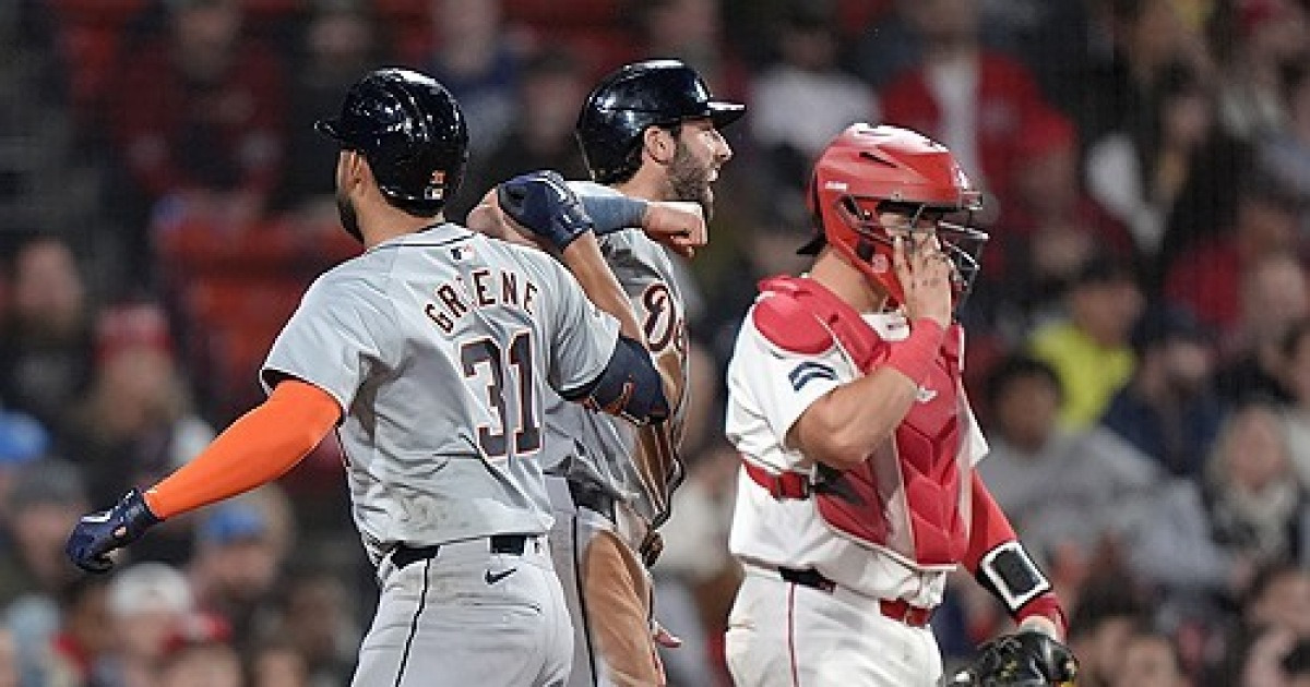 Tigers Red Sox Baseball