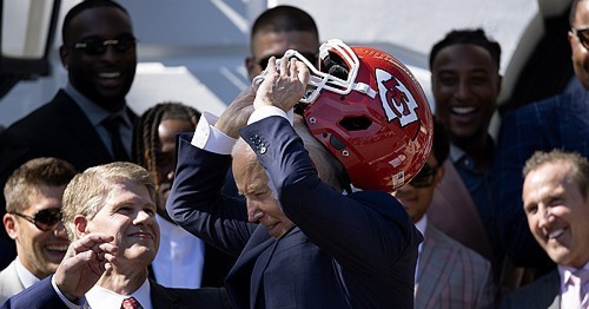 USA WHITE HOUSE BIDEN NFL FOOTBALL CHIEFS