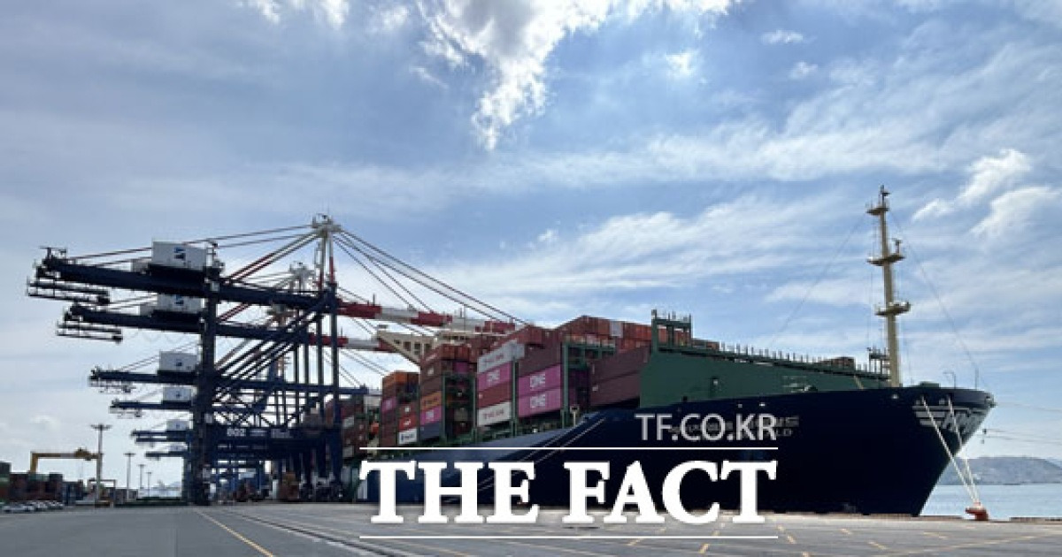 여수광양항만공사, HMM 1만 3000TEU급 선박 광양항 유치