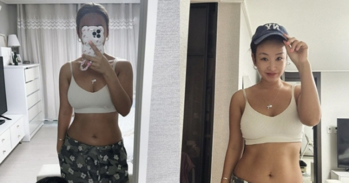 13kg’ 배윤정, 선명한 11자 복근