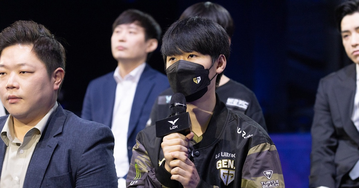 [포토] '리헨즈' 손시우, '전 MSI FMVP 입니다'