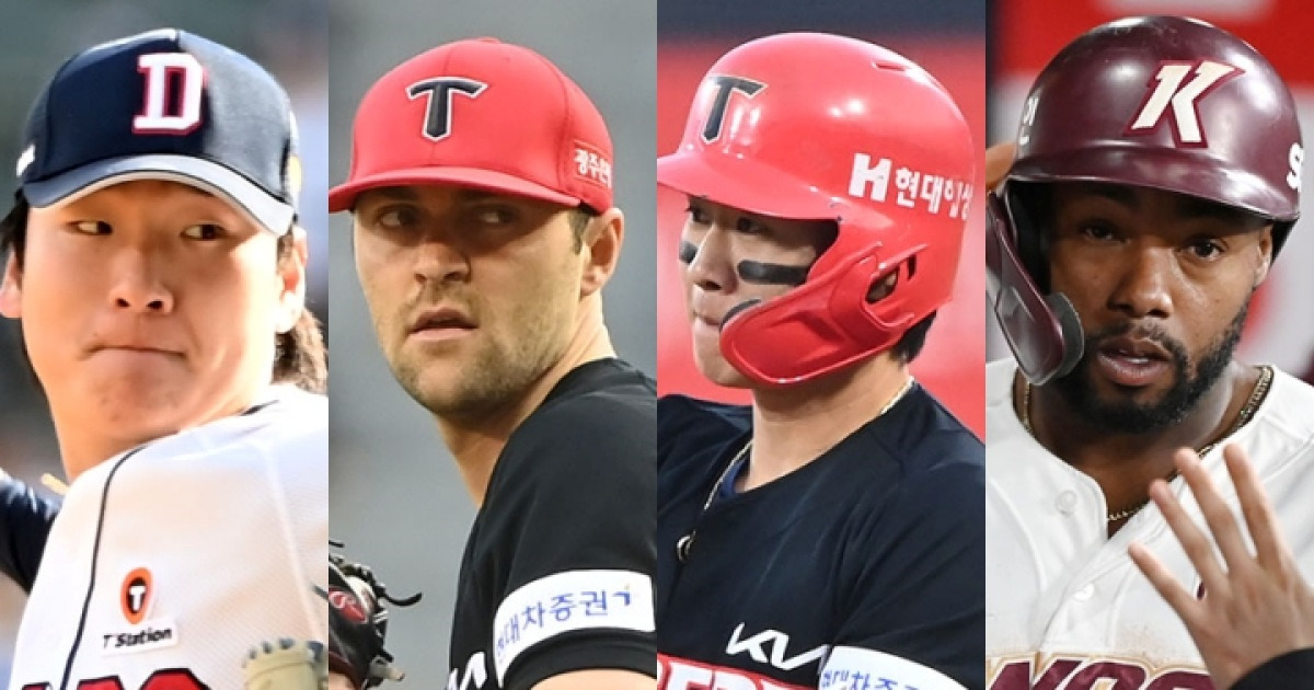 '치열한 경쟁 예고' KBO, 5월 월간 MVP 후보 발표...곽빈·네일·박찬호·도슨 포함 10명 [공식발표]