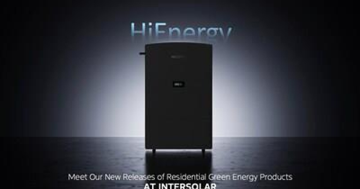 [PRNewswire] Hiconics, Intersolar Europe에서 친환경 에너지 ODM 솔루션 공개