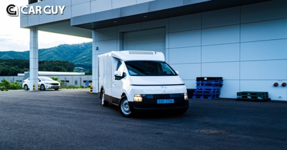 [시승기] 현대차 1.5박스 EV 트럭 ST1..승용차 수준의 놀라운 승차감 | 카가이