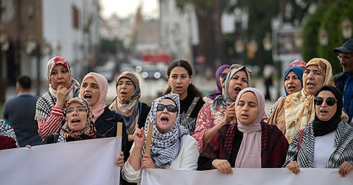 MOROCCO PROTEST ISRAEL GAZA CONFLICT