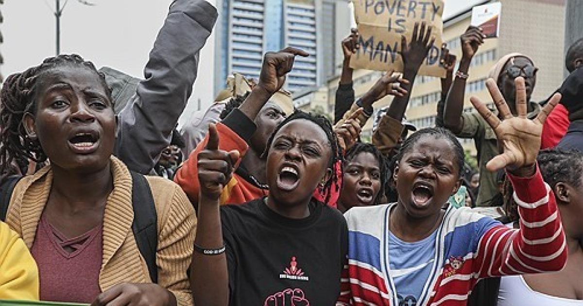 KENYA PROTEST AGAINST CURRENT STATE OF THE NATION