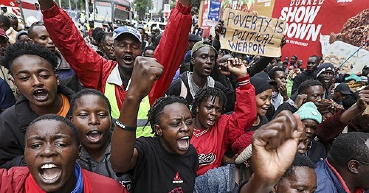 KENYA PROTEST AGAINST CURRENT STATE OF THE NATION