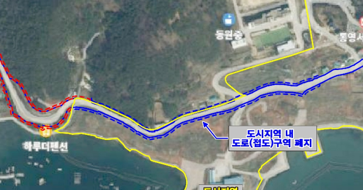 경남도, 불합리한 도로·접도 구역 51km 정비 완료