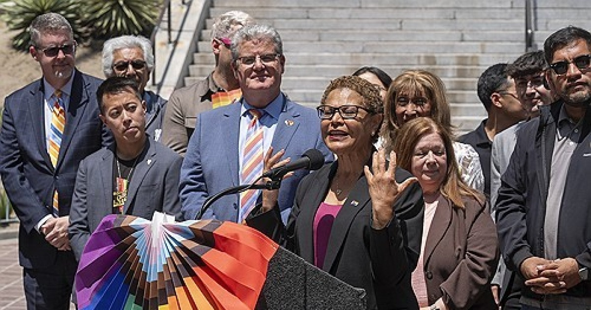 Los Angeles Pride Flag