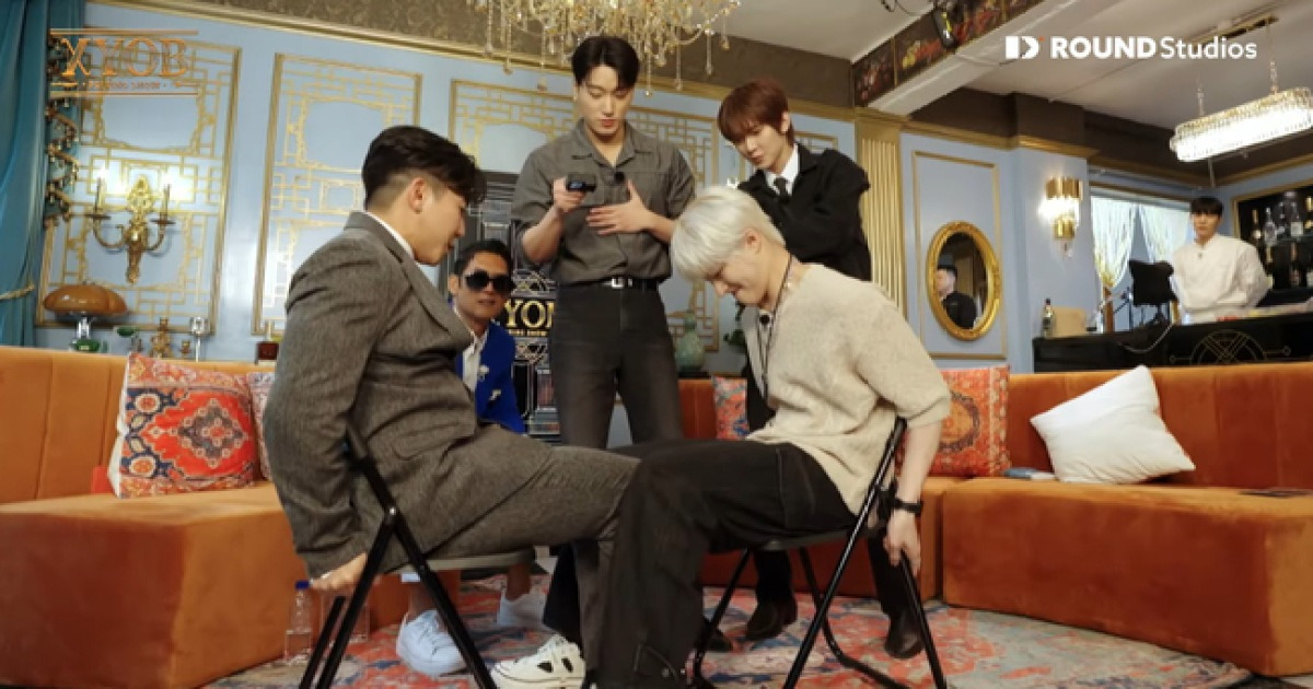 에이티즈 민기, 헬스돌 명예 지켰다‥브라이언 꺾은 허벅지 씨름 최강자(XYOB)