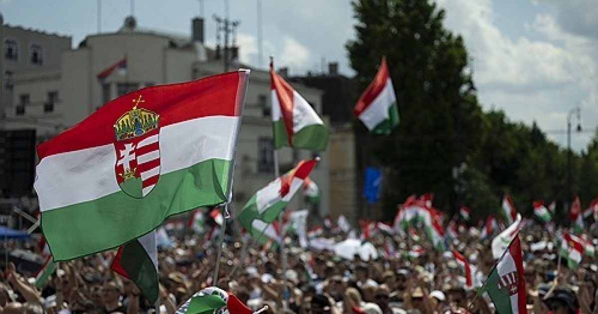 European Election Hungary Protest