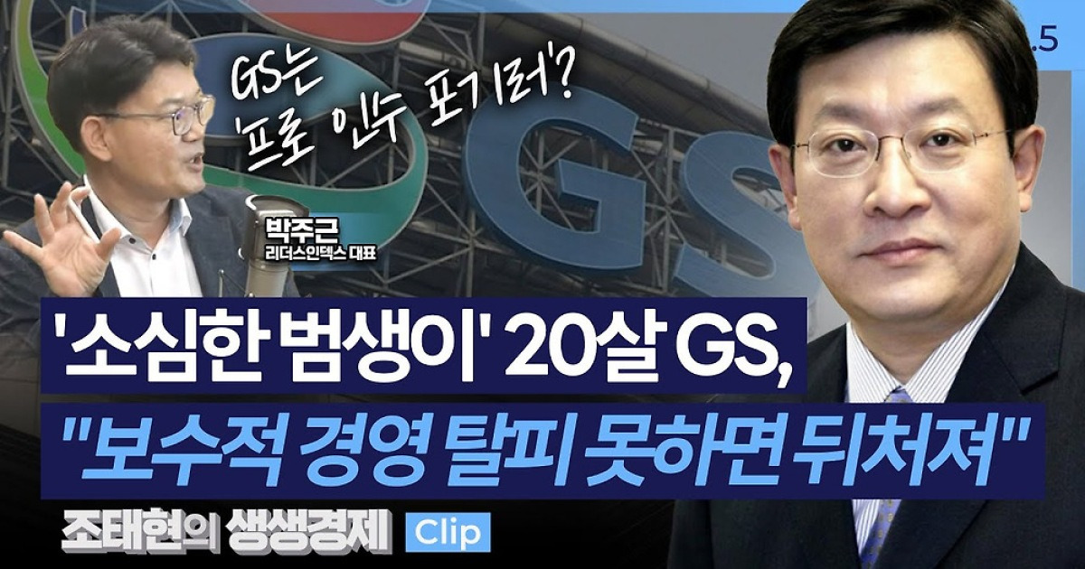[생생경제] "성장 동력 잃은 '소심한 범생이' GS, 보수적 경영 탈피 못하면 뒤처져"