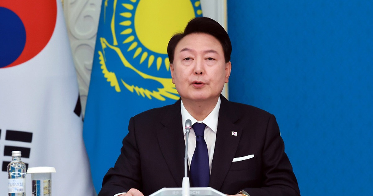 [현장연결] 한 카자흐스탄 정상회담 결과 공동언론발표