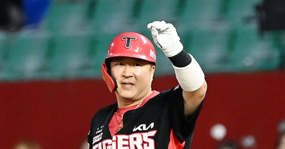 불혹 맞아? 최형우 美친 6타점쇼…KIA, SSG 13-7 대파하고 '1위 탈환' [문학:스코어]