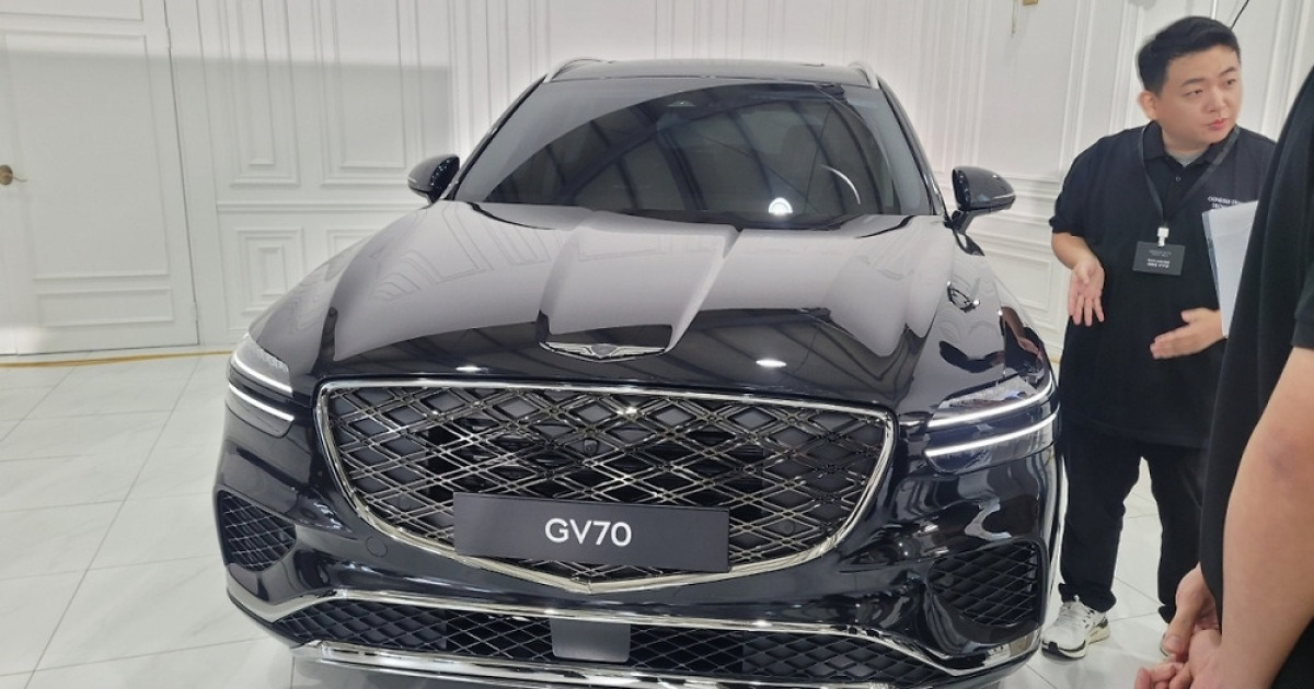 기술력 끌어올린 GV70..."뒷좌석 진동 40% 줄였다"