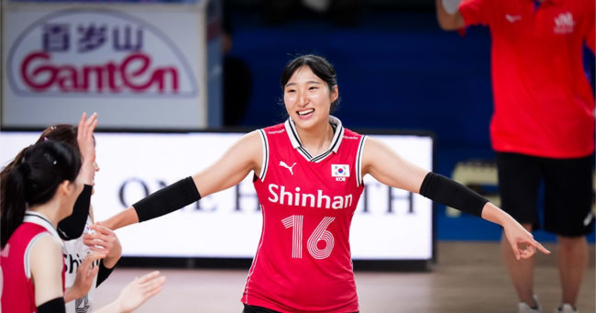 '정지윤 20점 맹활약' 여자배구, 프랑스에 풀세트 승리…VNL 2승째, 5연패 사슬 끊었다