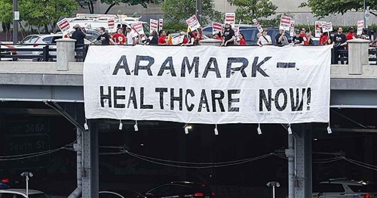 Stadium Strike-Aramark-Philadelphia