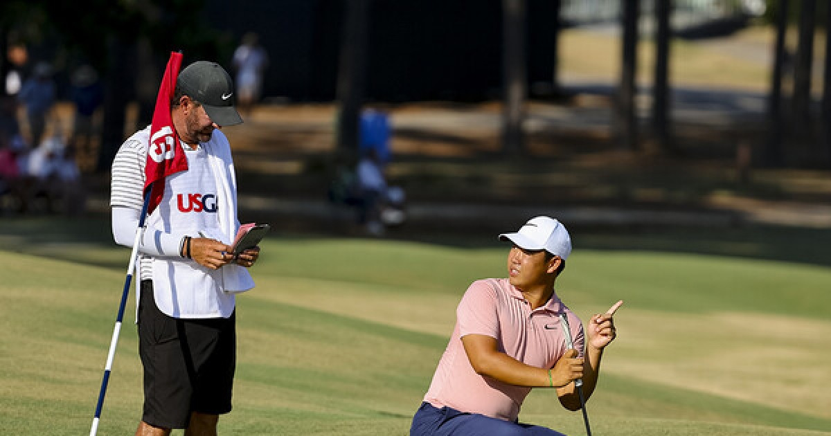 '3연속 버디' 김주형, US오픈 3R 공동 9위…'잘 버티던' 김성현 13오버파 쓴맛 [PGA 메이저]