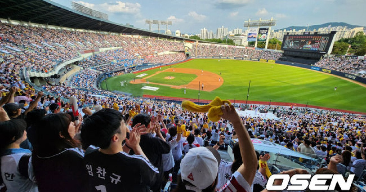 KBO 흥행 대폭발, 500만 관중 돌파→역대급 매진 행렬..1000만 관중 현실이 된다