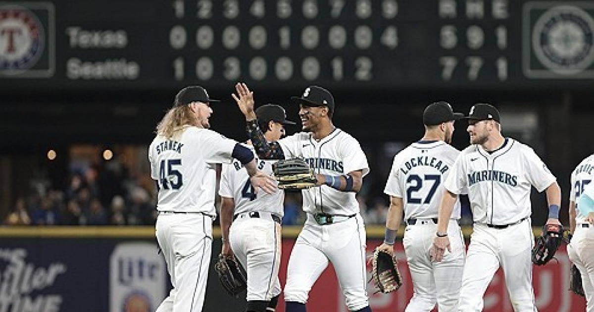 Rangers Mariners Baseball