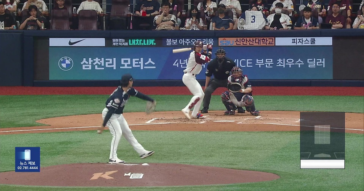 ‘바람의 영웅’ 김혜성, MLB 스카우트 앞에서 인사이드 더 파크 홈런!