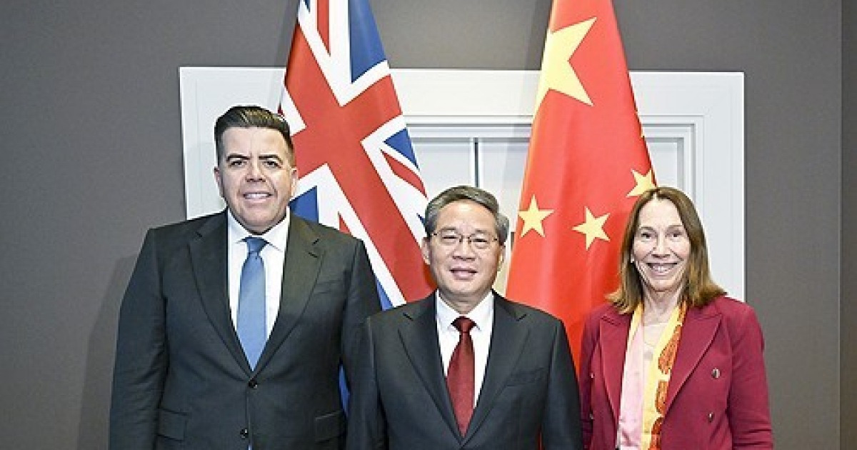 AUSTRALIA-CANBERRA-LI QIANG-AUSTRALIAN SENATE-PRESIDENT-AUSTRALIAN ...