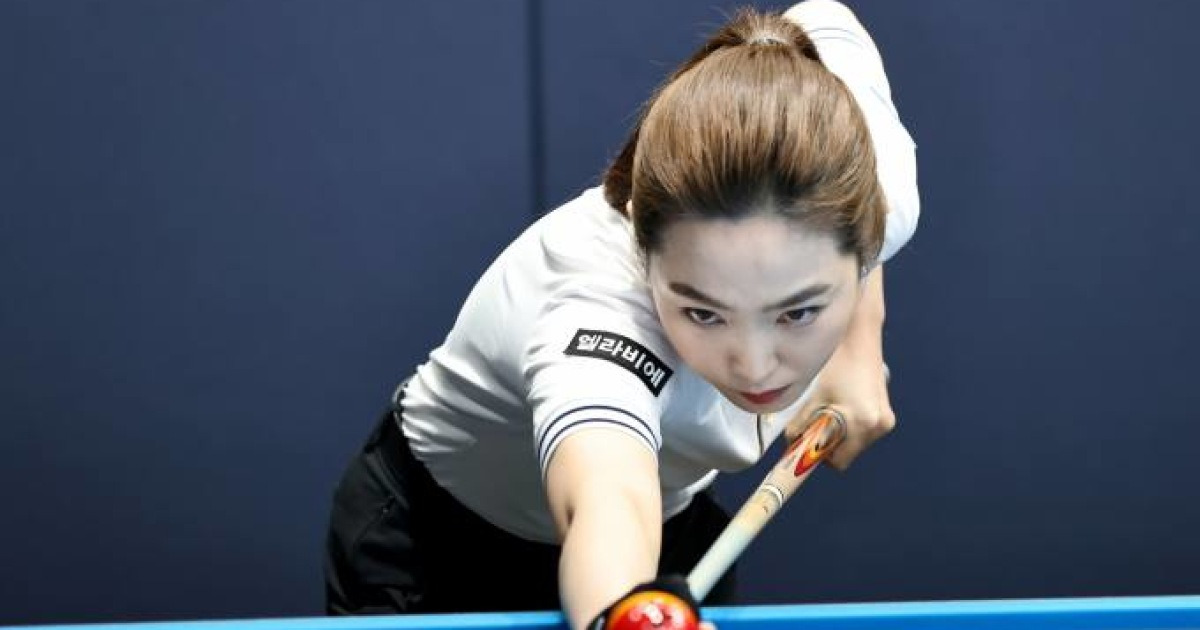 ‘당구 여신’ 차유람, LPBA 복귀 후 첫 16강