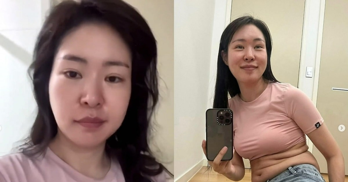 미자, 3.7kg 찌자 겹겹이 접히는 두툼한 뱃살…실컷 먹고 또 다이어트