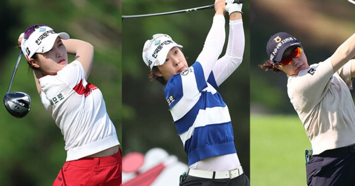 박현경·박지영·정윤지, BC카드 대회 챔피언조 우승 경쟁…윤이나·김민주·홍진영2 추격전 [KLPGA]
