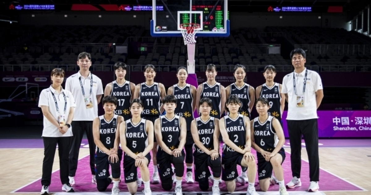 한국 U18 여자농구 아시아컵 첫 경기서 대만에 12점차 완승, 최예슬 19점·10R, 송윤하·정현 10점