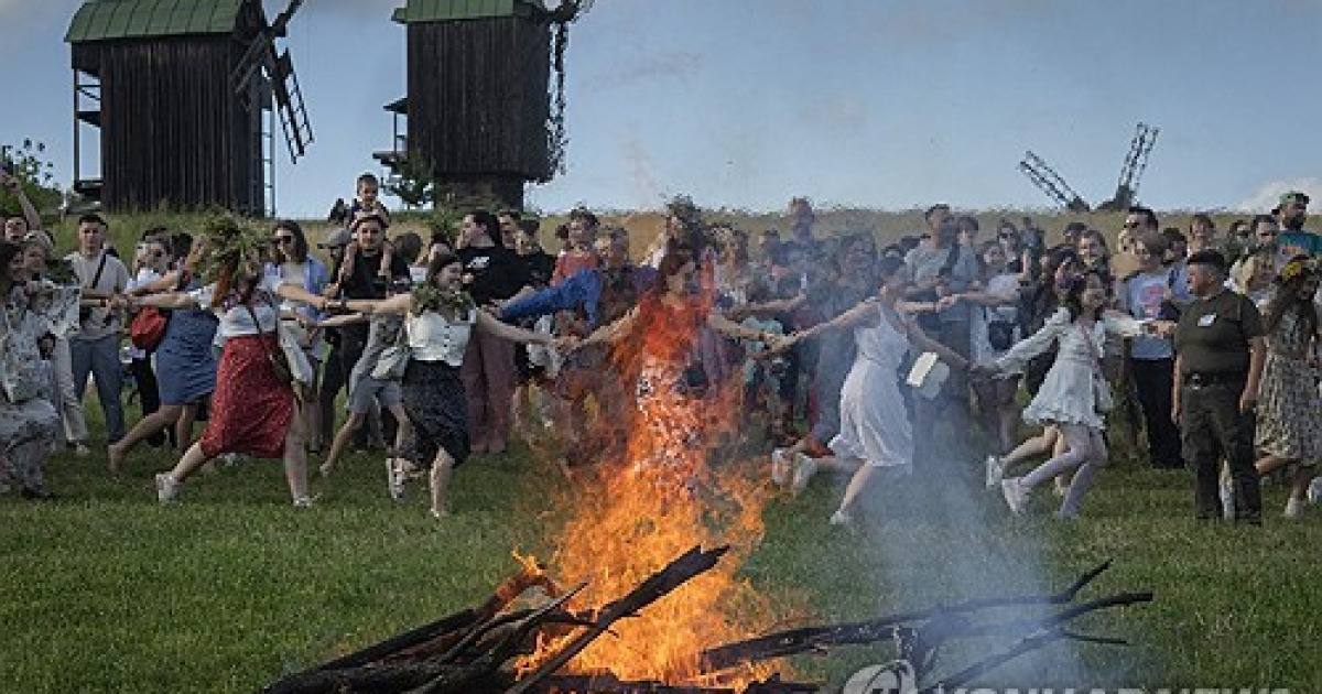 Russia Ukraine War Pagan Festival