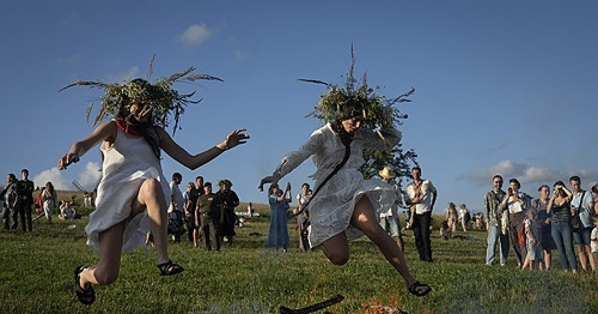 APTOPIX Russia Ukraine War Pagan Festival