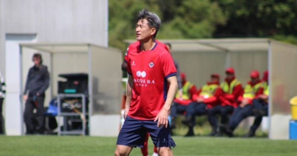 57세 미우라, 일본 JFL 스즈카서 현역 연장···프로 39년째 “100% 열정 태워서 뛴다”