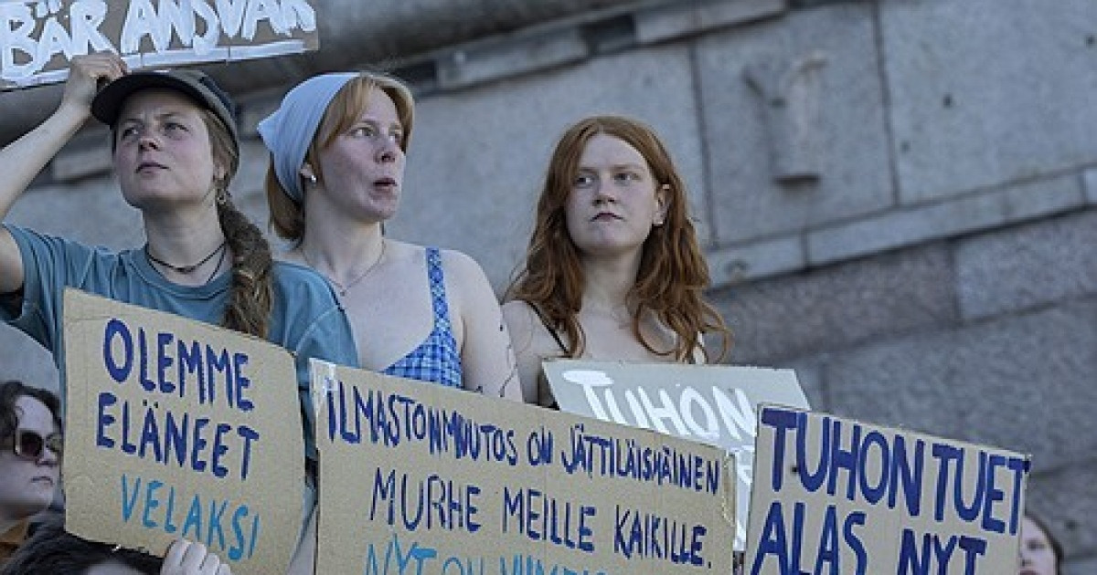 FINLAND CLIMATE PROTEST