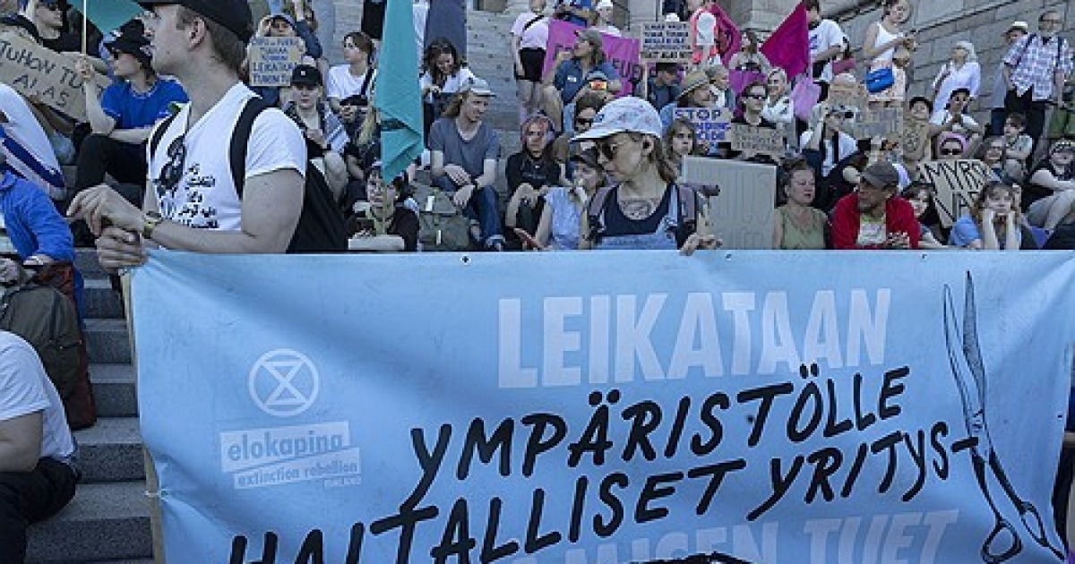 FINLAND CLIMATE PROTEST