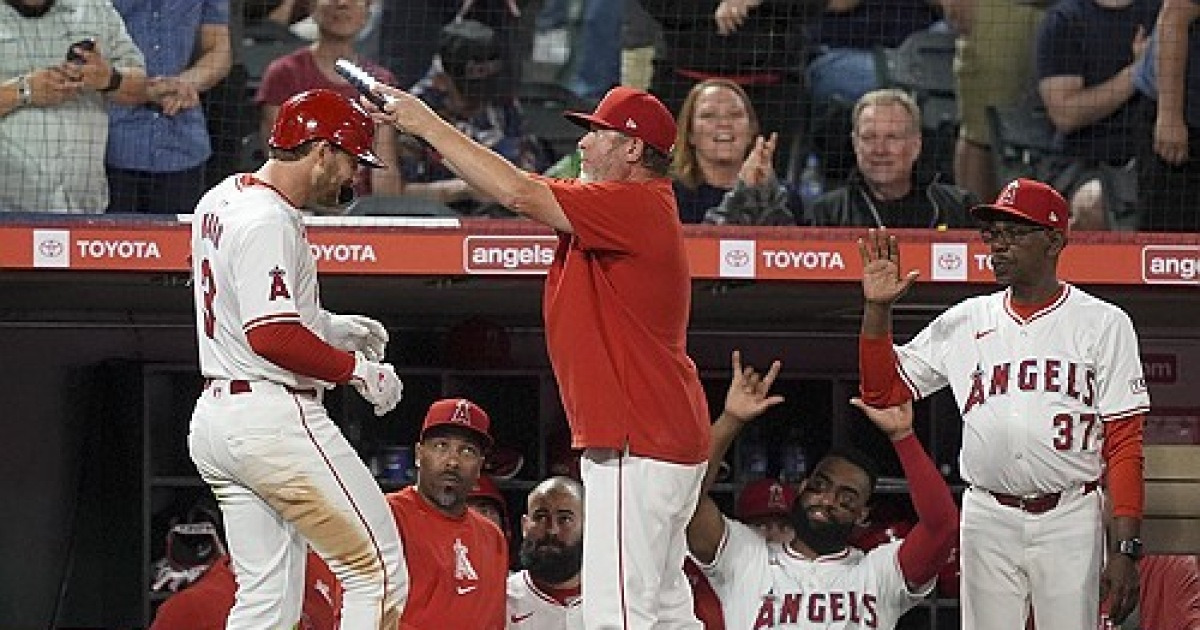 Athletics Angels Baseball