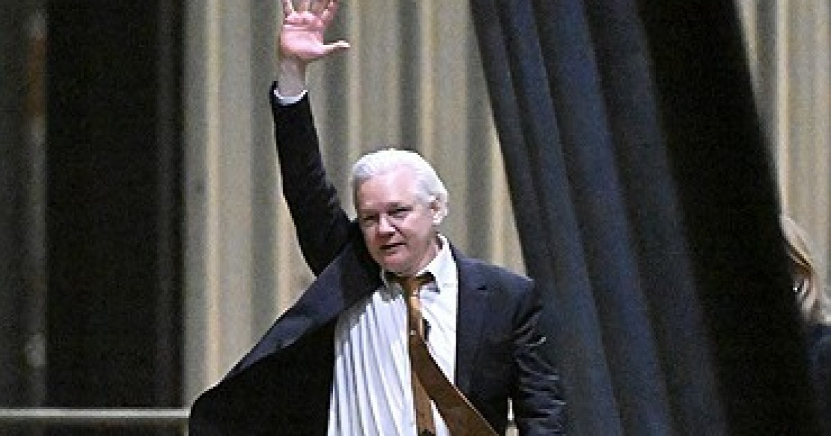 AUSTRALIA JULIAN ASSANGE RELEASED