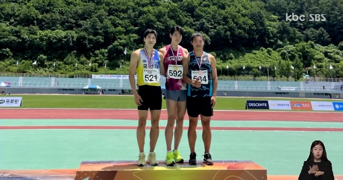 광주시청 고승환·이민정, 200m 결승서 나란히 '우승'