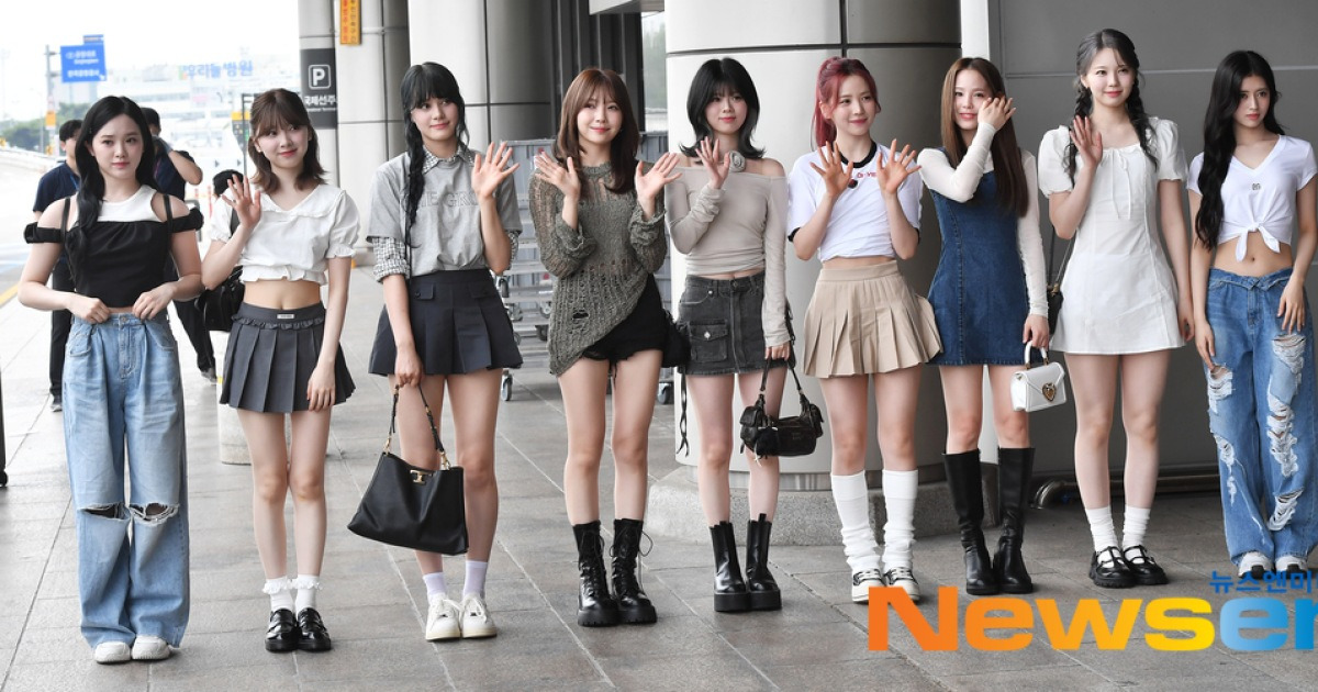 출국장부터 빛나는 니쥬 NiziU [포토엔HD]