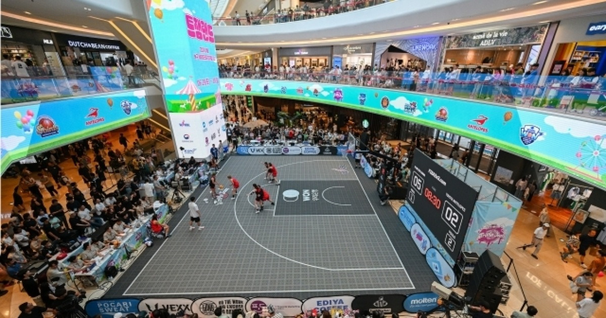 대형 쇼핑몰 중심에서 농구를 한다? WKBL 3x3 트리플잼, 무더위 시원하게 날렸다 [MK고양]