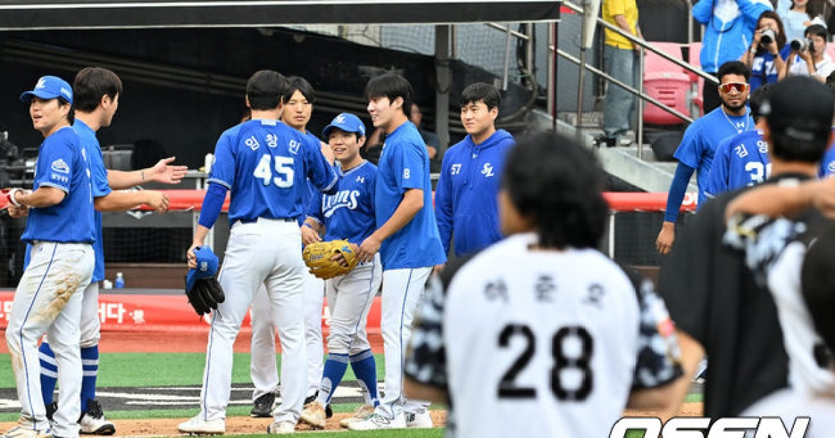 삼성,'9회에 따라잡고, DH1 KT와 2-2 무승부' [사진]