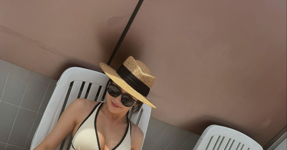 "47세 맞아?"…장가현, 레이싱모델 출신의 품격 173cm·50kg '20대 같은 수영복 자태'