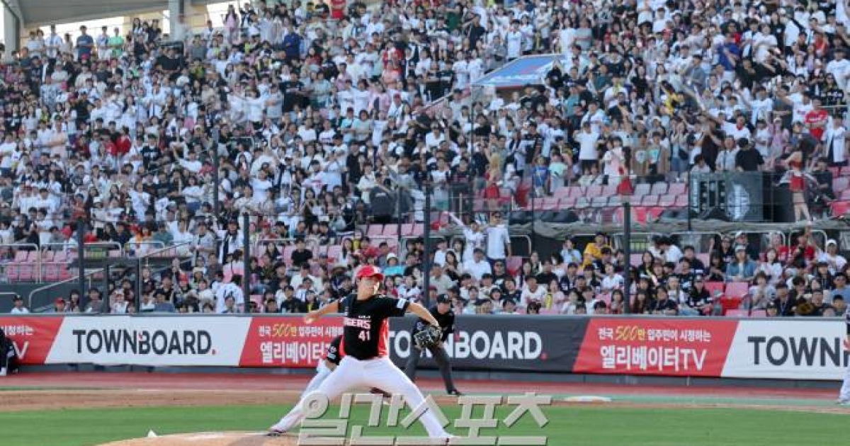 KBO리그 사상 첫, 전반기 600만 돌파 초읽기…평균 관중 1위 LG, 매진 1위 한화