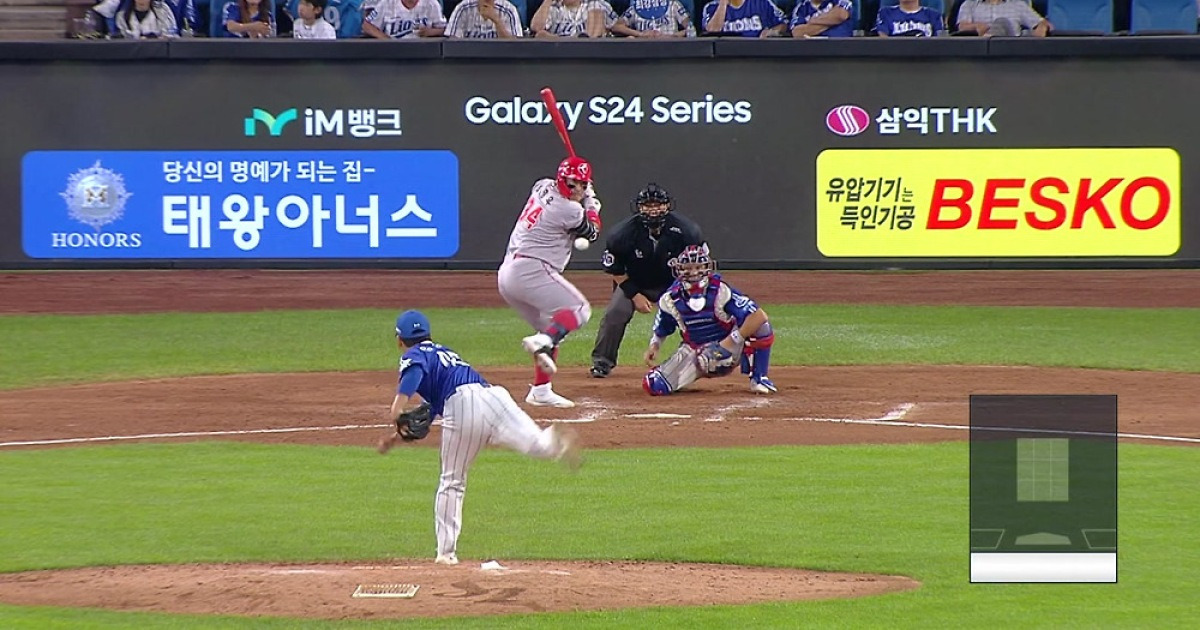 KIA, 3일 연속 삼성에 뒤집기로 전반기 1위 마감