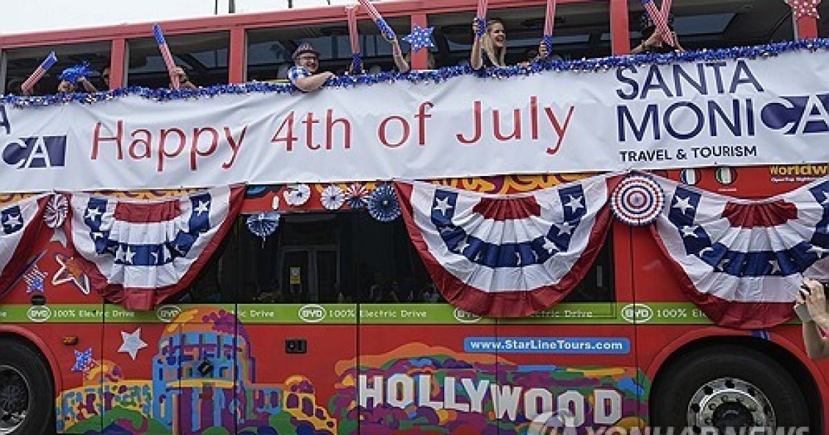 Fourth of July Santa Monica